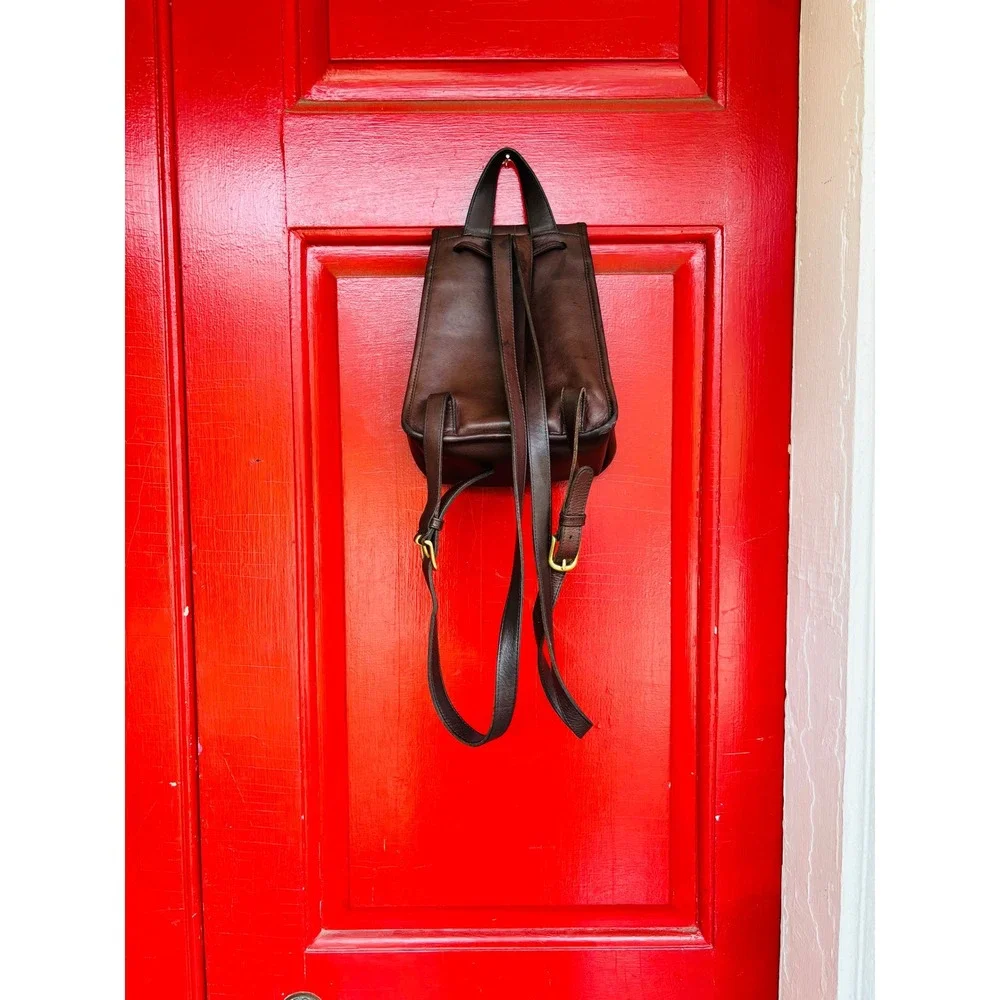 Coach | Bags | Coach Mini Daypack Womens Small Mahogany Brown Vintage ...